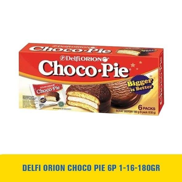 DELFI ORION CHOCO PIE 6P 1-16-180GR – Narma Toserba