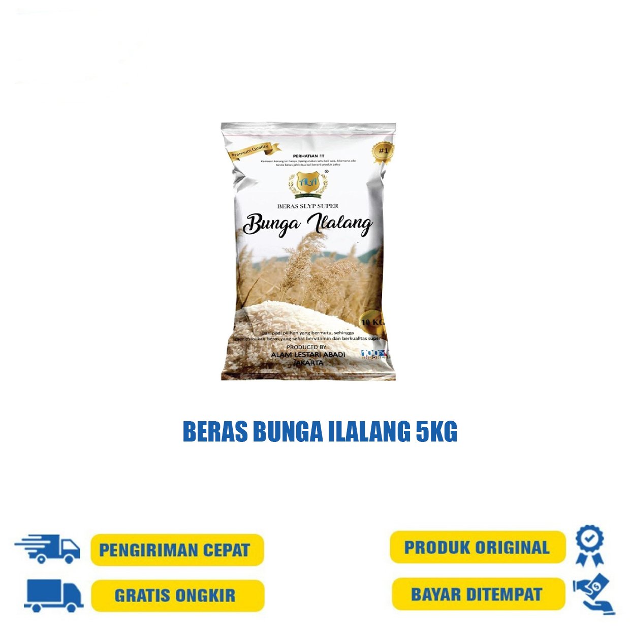 BERAS BUNGA ILALANG 5KG – Narma Toserba