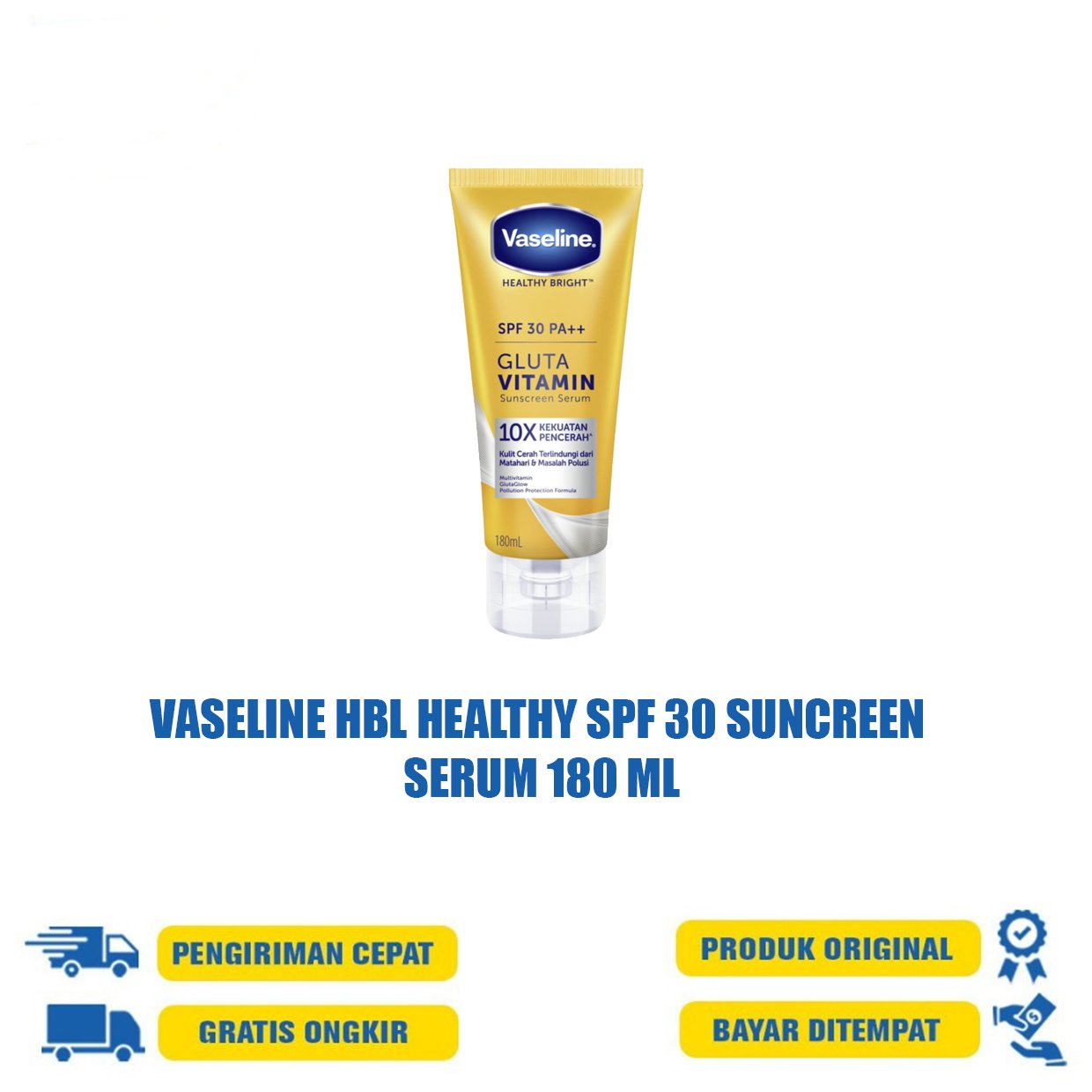 VASELINE HBL HEALTHY SPF 30 SUNCREEN SERUM 180 ML – Narma Toserba