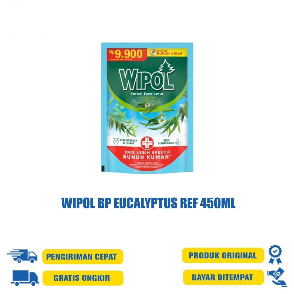 WIPOL BP EUCALYPTUS REF 450ML – Narma Toserba